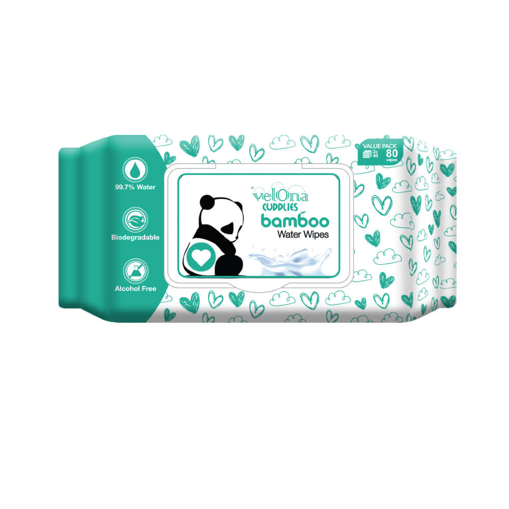 velona Bamboo Wipes 80pcs | Diaper Home